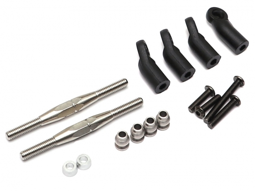 ชุดเลี้ยวหน้า BRLC7050 : Boom Racing Stainless Steel Drag Link ...